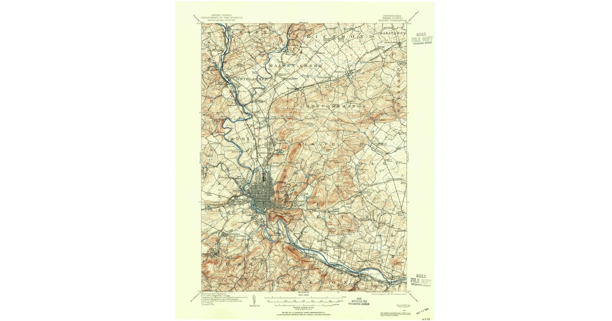 1910s Maps of Exeter Township, PA | Pastmaps