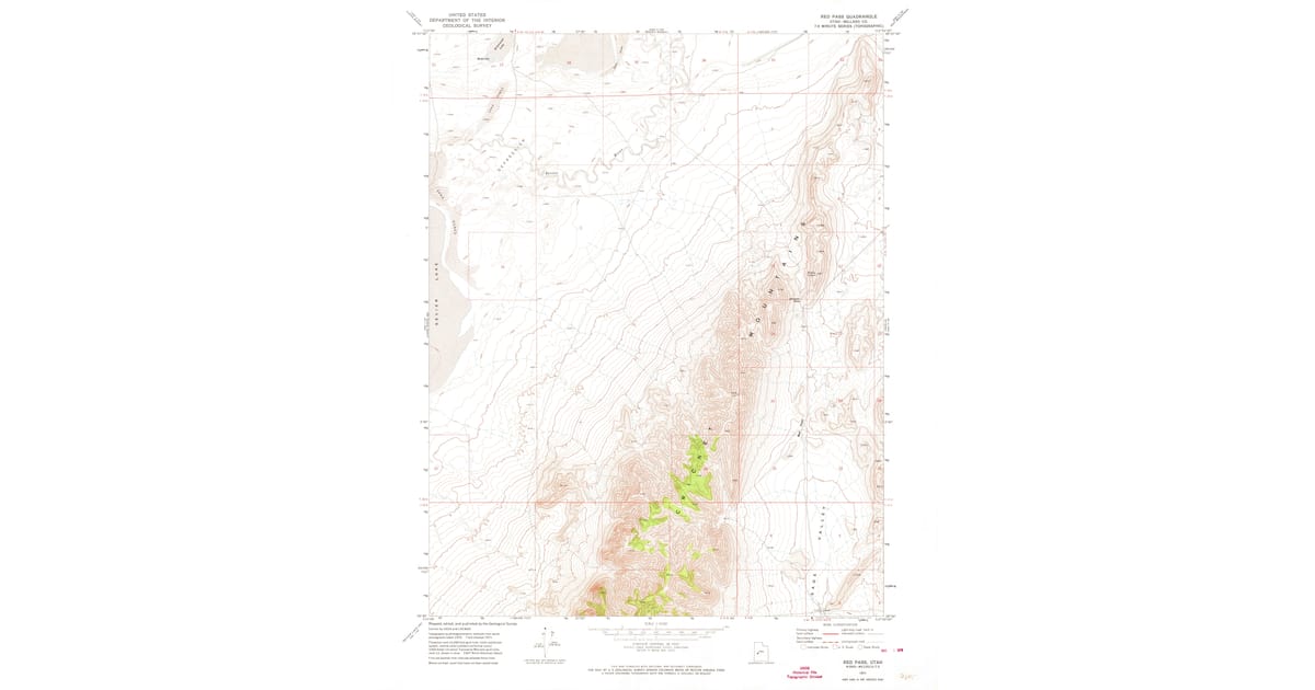 1970s Maps of Millard County, UT | Pastmaps