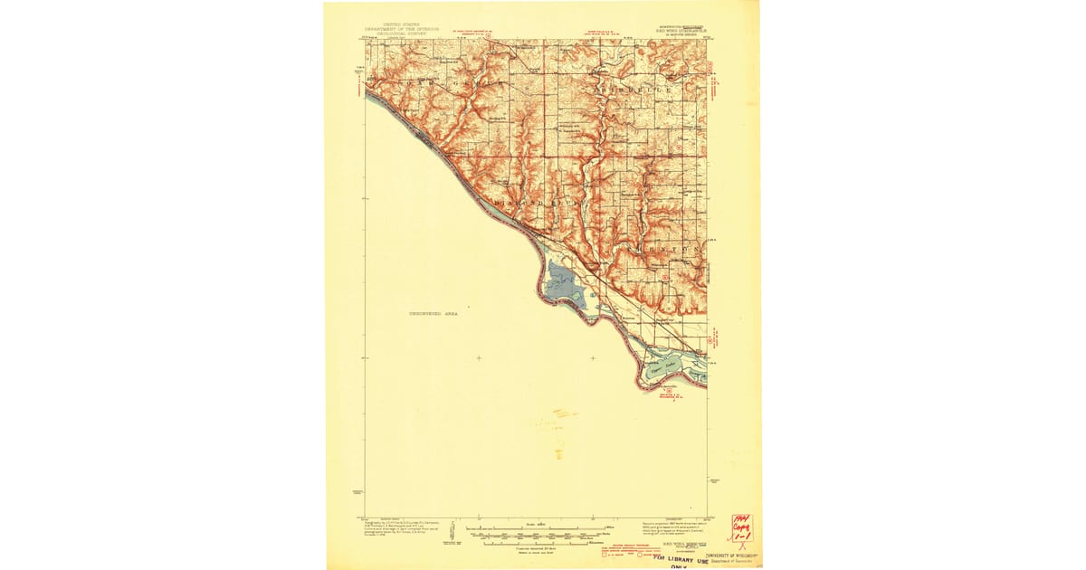 1944 Map of Red Wing, MN — High-Res | Pastmaps