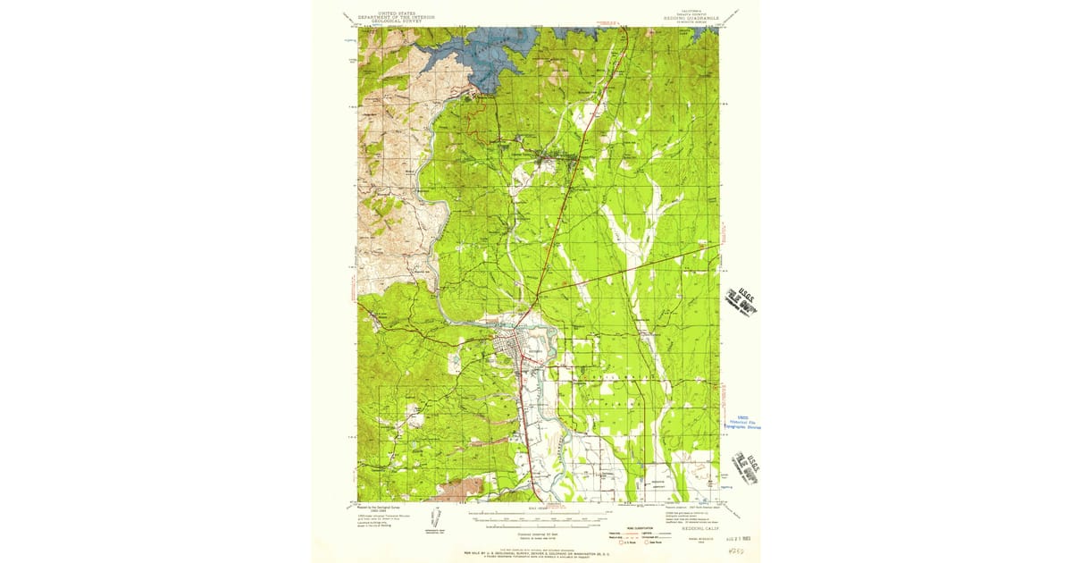 1940s Maps of Mountain Gate, CA | Pastmaps