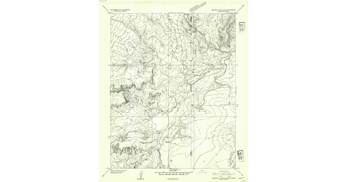 1950s Maps of Horse Mesa, Shiprock Agency | Pastmaps