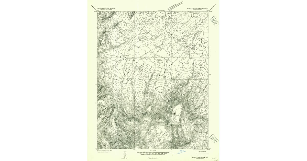 1950s Maps of Cove, Shiprock Agency | Pastmaps