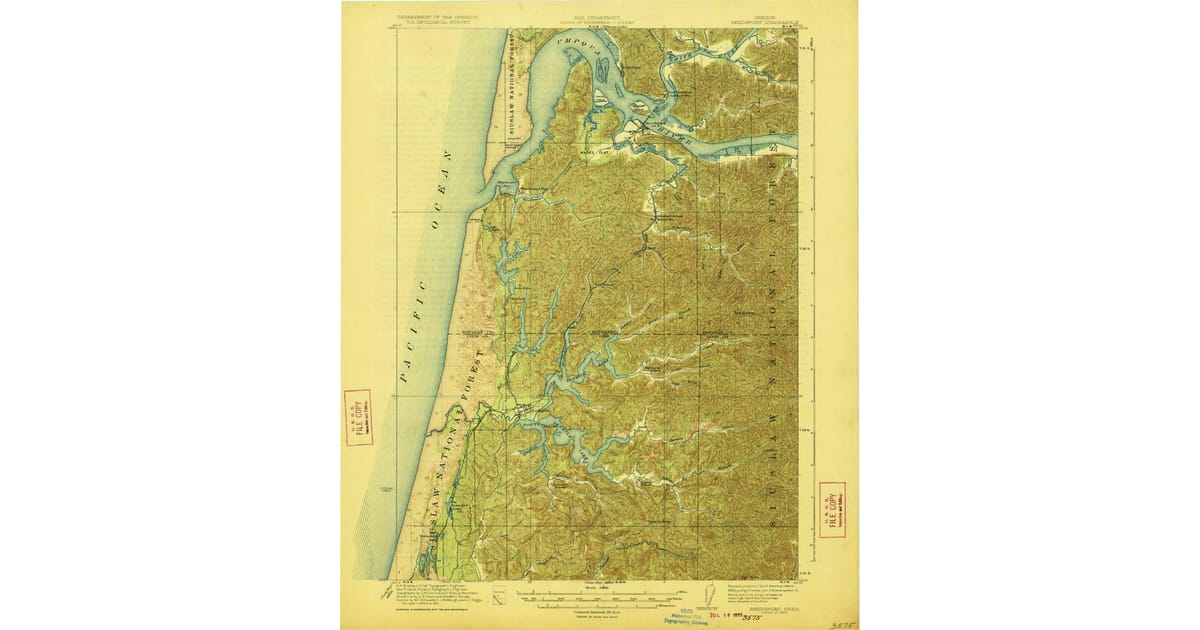Old Maps of Winchester Bay, OR | Pastmaps