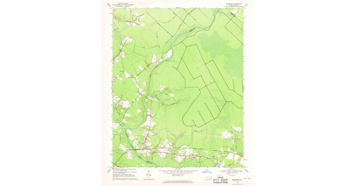 1960s Maps of Craven County, NC | Pastmaps