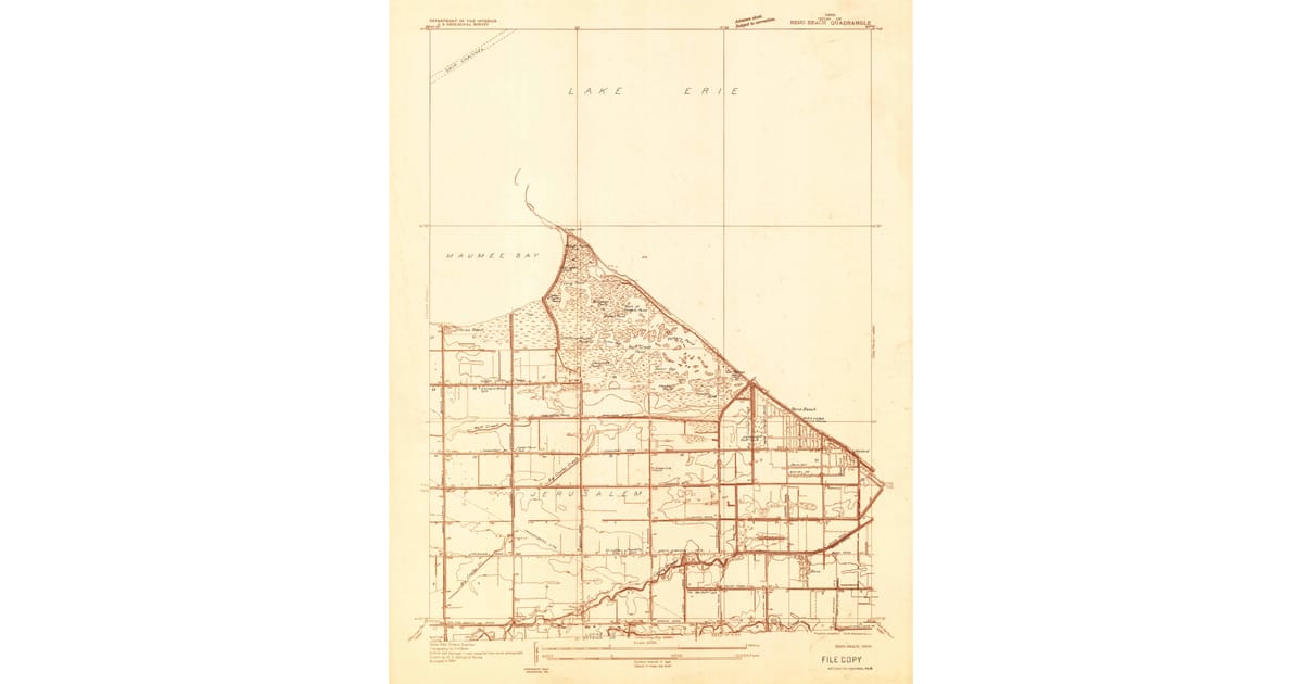 1930s Maps of Lucas County, OH | Pastmaps