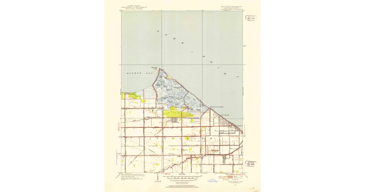 1950s Maps of Lakeland, OH | Pastmaps