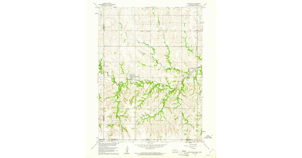 1960s Maps of Thompson, NE | Pastmaps