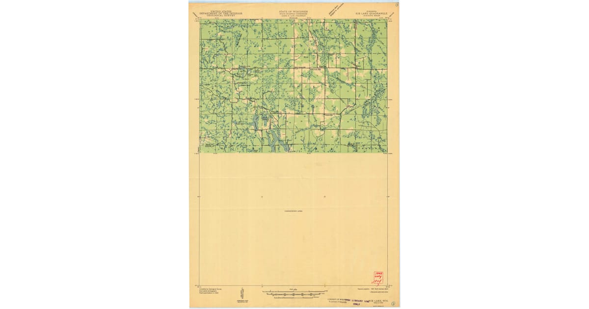 1940s Maps of Rib Lake, WI | Pastmaps