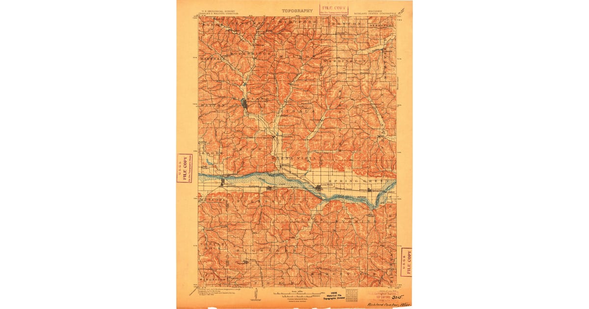 Old Maps of Muscoda, WI for Genealogy | Pastmaps