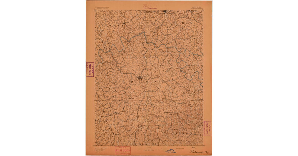 1800s (19th Century) Maps of Green Fields Estates, KY | Pastmaps