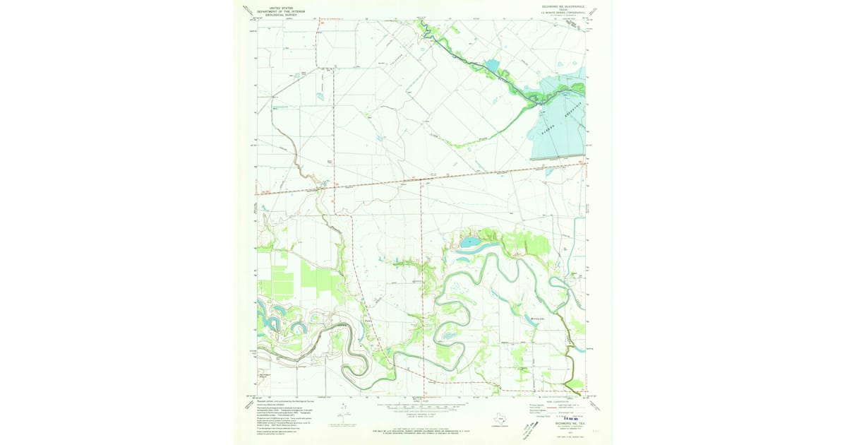 1970s Maps of Bandera Glen, Fort Bend County | Pastmaps