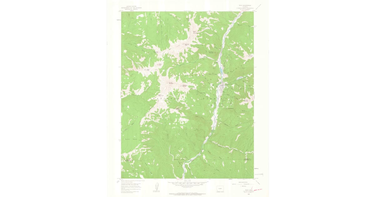 1960 Map of Rico, CO — High-Res | Pastmaps