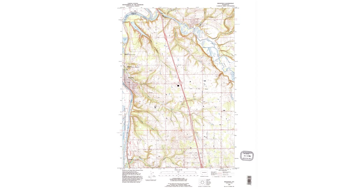 1990s Maps of West Pioneer, Clark County | Pastmaps
