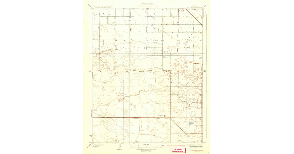 1931 Map of Rio Bravo, Kern County, CA — High-Res | Pastmaps