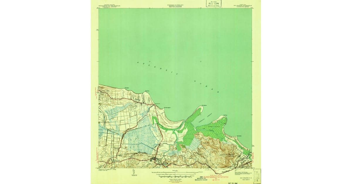 1940s Maps of Luquillo | Pastmaps