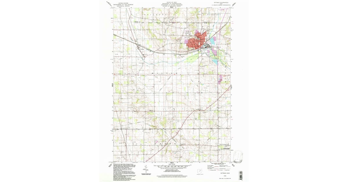 1994 Map of Rittman, OH — High-Res | Pastmaps