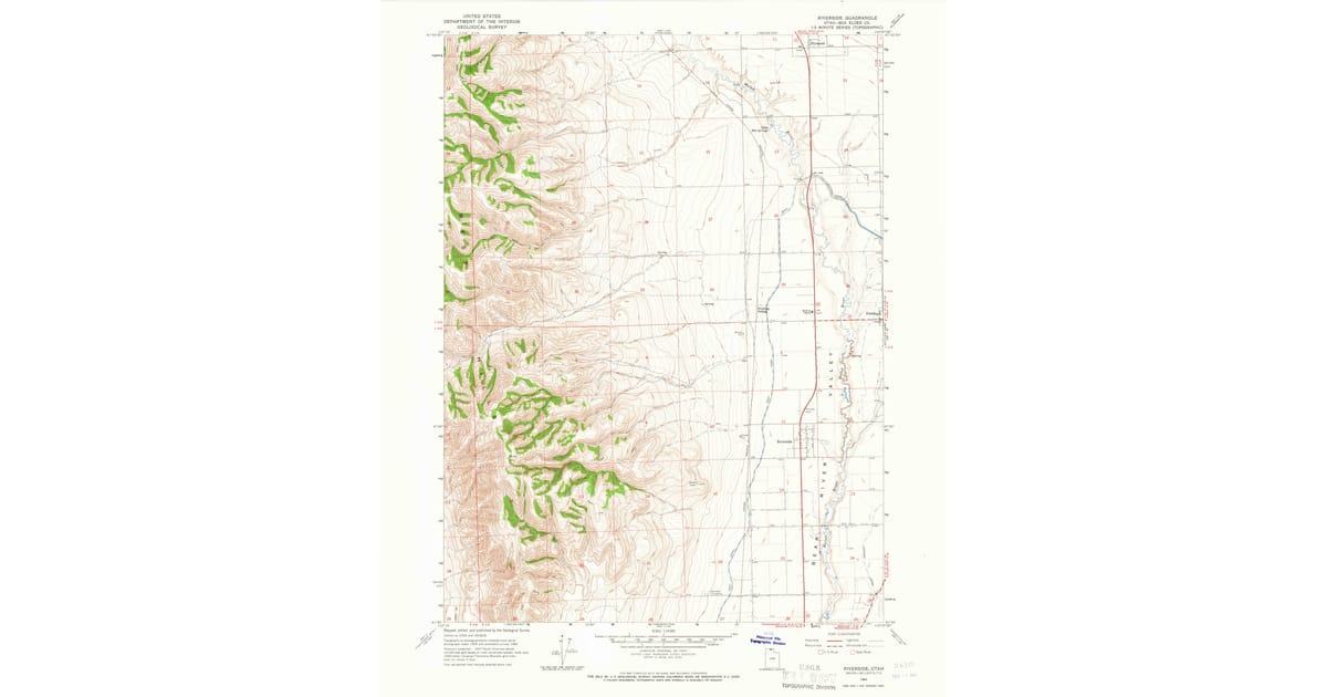 1964 Map of Riverside, UT — High-Res | Pastmaps