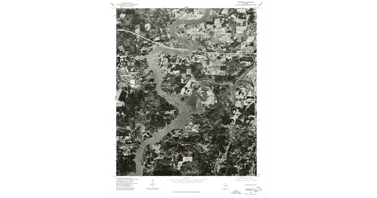 1975 Map of Riverside, AL — High-Res | Pastmaps