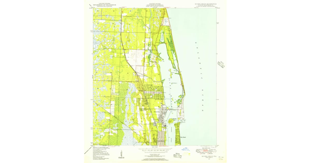Old Historical Maps of Juno Beach, FL | Pastmaps
