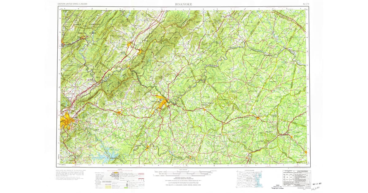 1970s Maps of Iron Gate, VA | Pastmaps