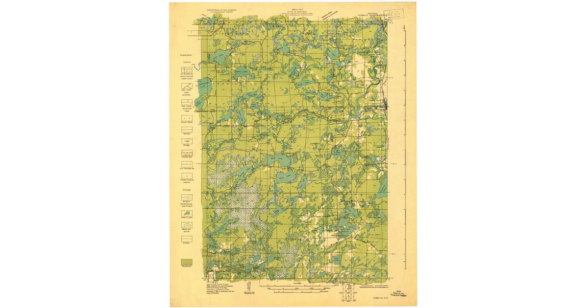 1930s Maps of Eagle River, WI | Pastmaps