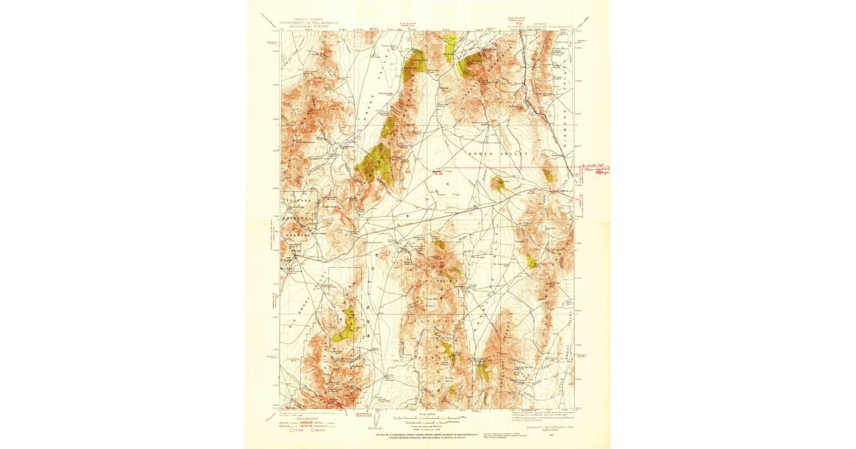 Old Maps of Eureka County, NV for Academic Research | Pastmaps