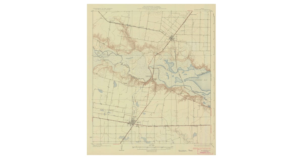 Old Maps of Calallen, Corpus Christi for Academic Research | Pastmaps