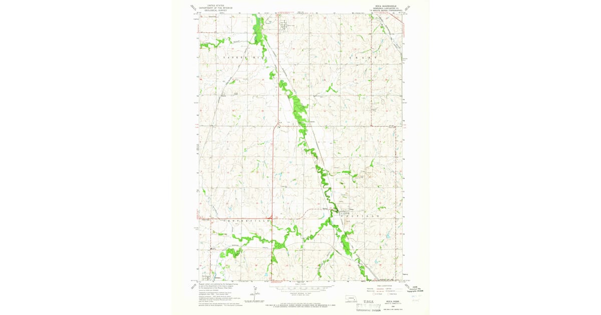 1960s Maps of Rokeby, NE | Pastmaps