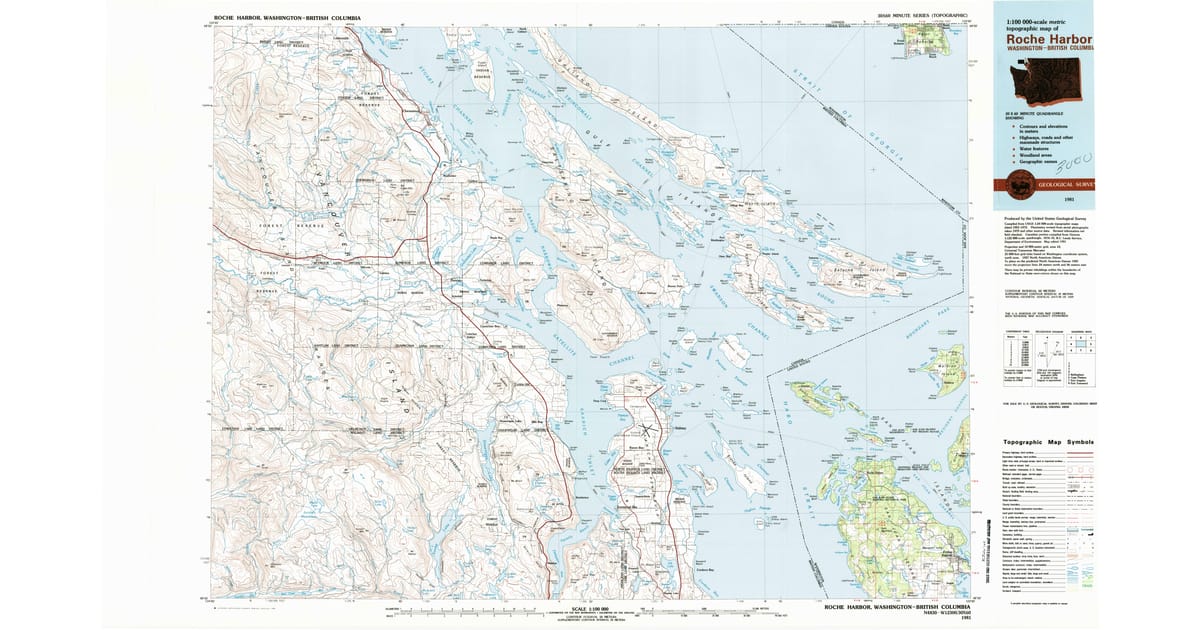 1980s Maps of Delta View, Whatcom County | Pastmaps