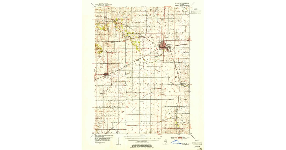 Old Historical Maps of Hillcrest, IL | Pastmaps