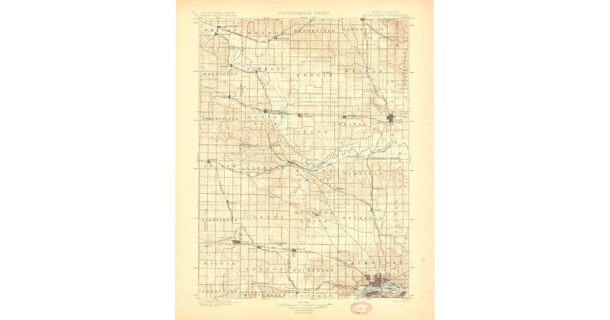 1900s (20th Century) Maps of Cedar County, IA | Pastmaps