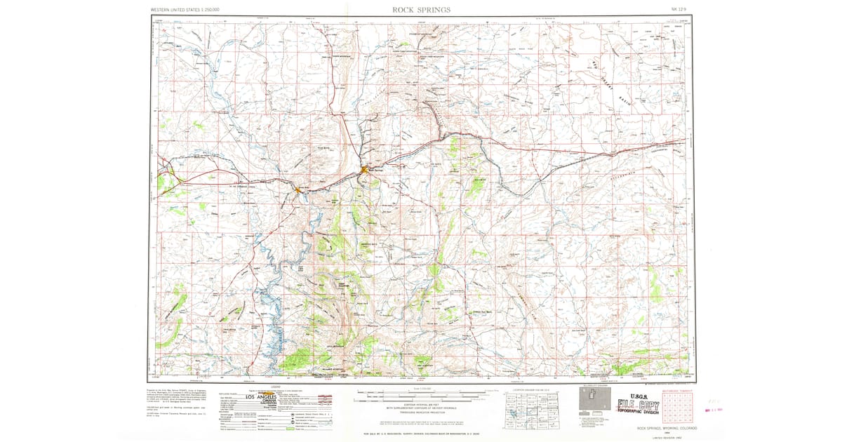 Old Maps of South Baxter, WY | Pastmaps