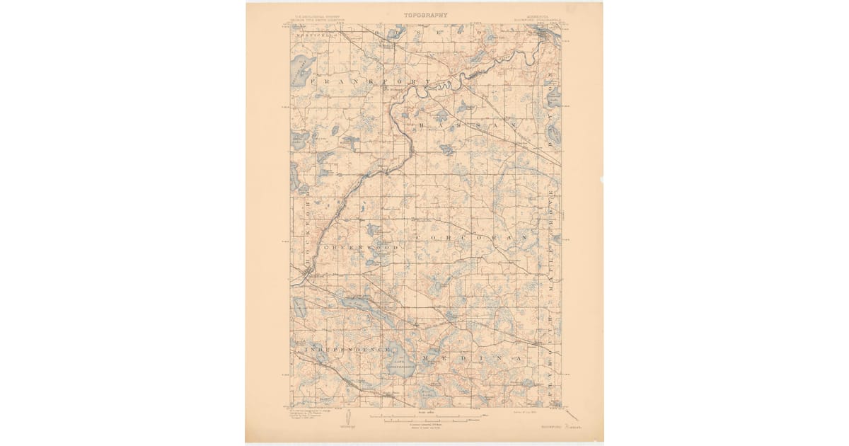 Old Maps of St. Michael, MN for Hiking & Exploration | Pastmaps