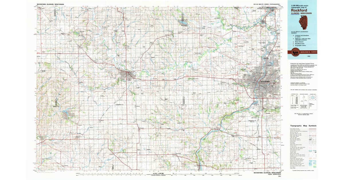 1980s Maps of Freeport, IL | Pastmaps