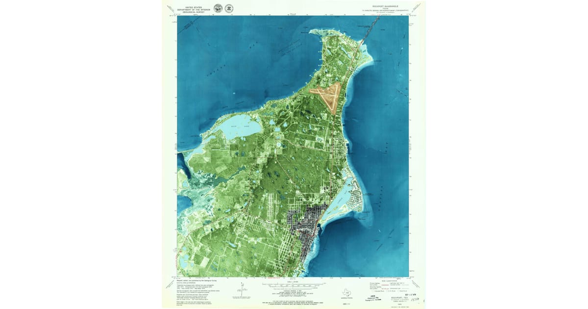 1970s Maps of Fulton, TX | Pastmaps