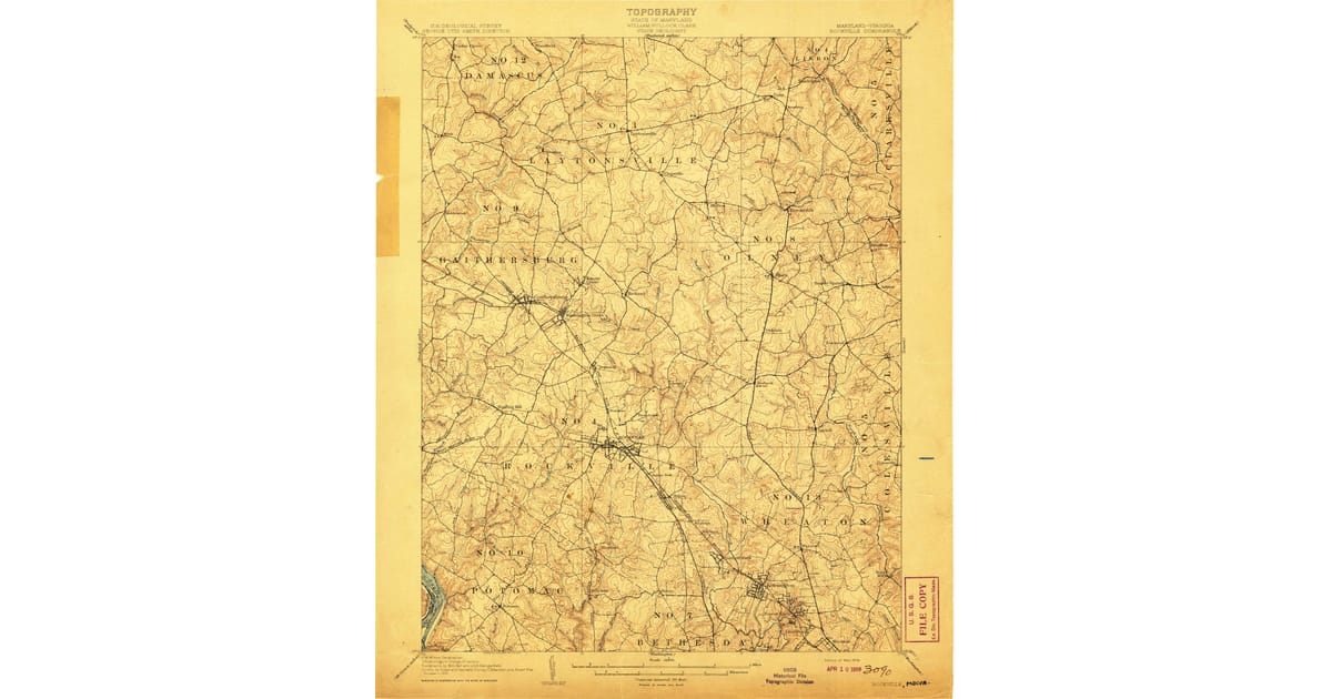 1900-1909 Maps of Chestnut Ridge, Montgomery County | Pastmaps