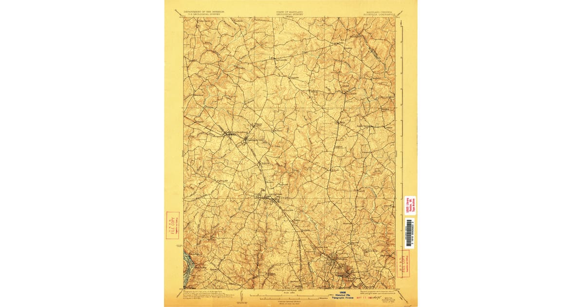 1920s Maps of Aspen Hill Park, Montgomery County | Pastmaps