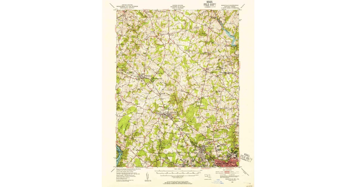 1940s Maps of Aspen Hill Park, Montgomery County | Pastmaps