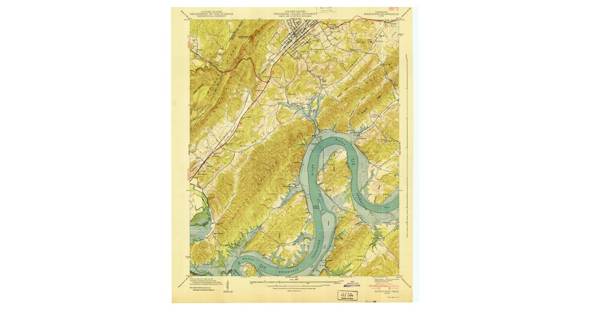 1940s Maps of Rhea County, TN | Pastmaps