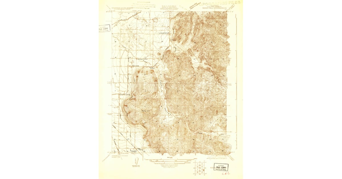 Old Maps of Lemon Cove, CA | Pastmaps