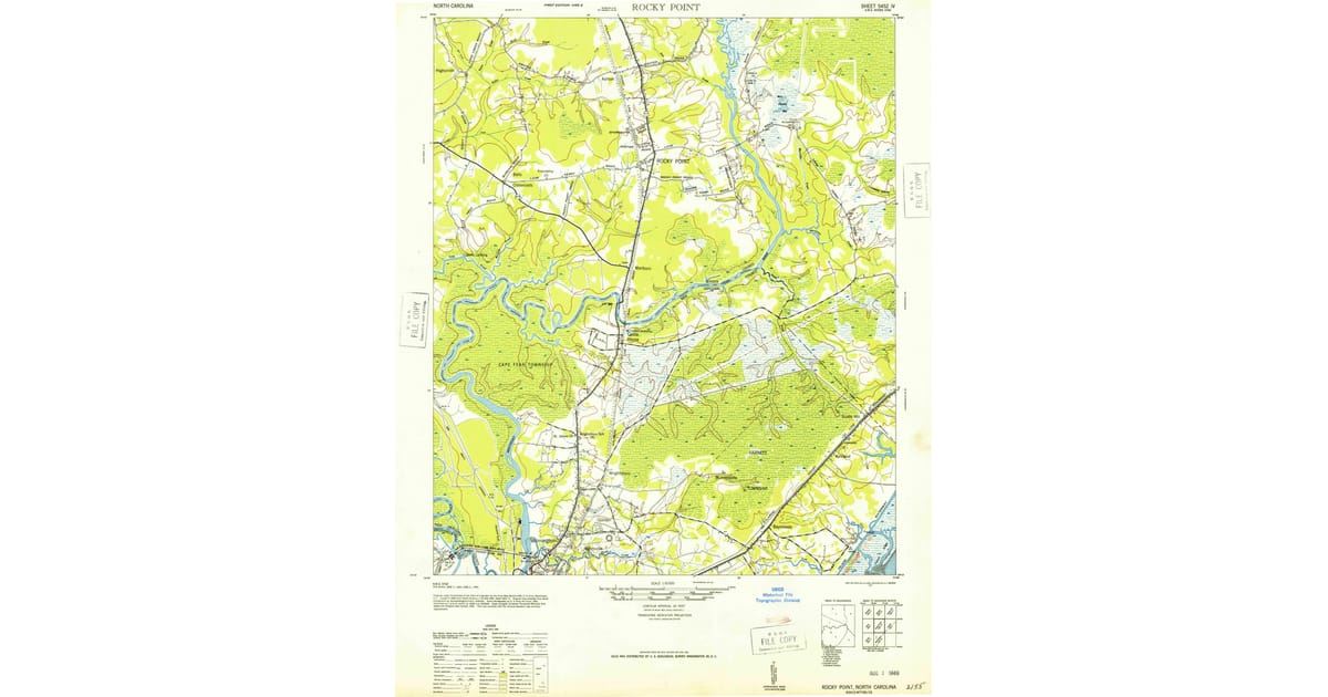 1900s (20th Century) Maps of Walnut Hills, NC | Pastmaps