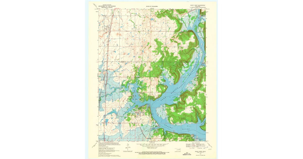 1970s Maps of Wagoner County, OK | Pastmaps