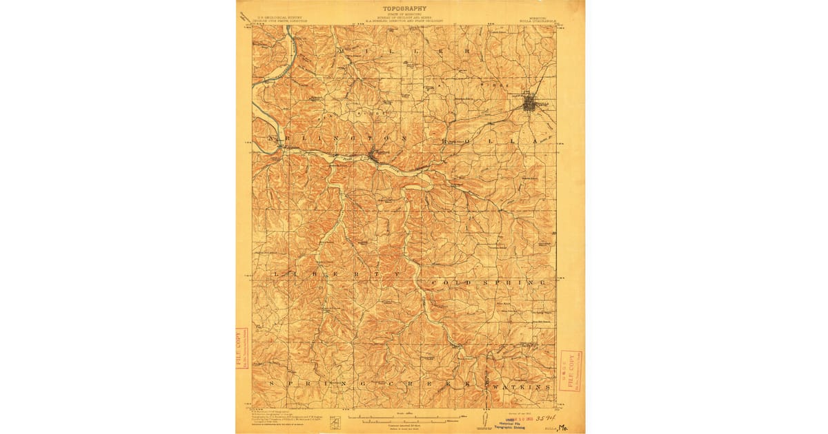 Old Maps of Dent County, MO | Pastmaps