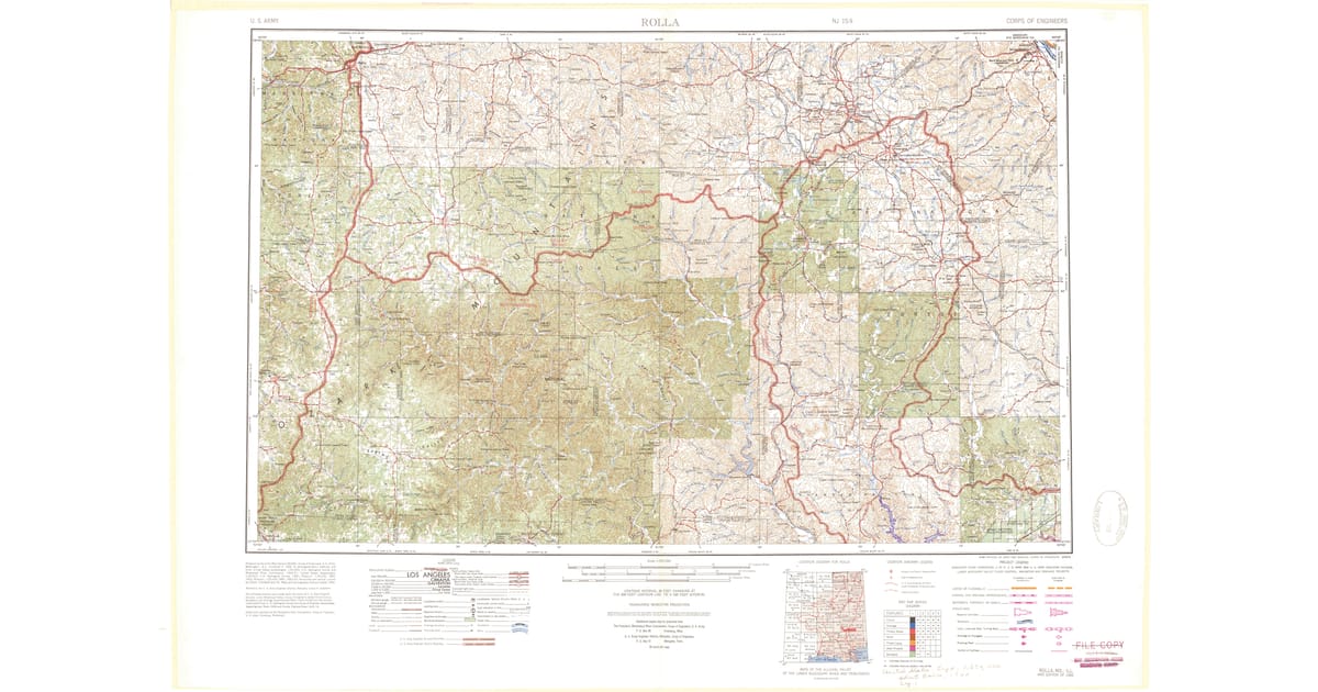1960s Maps of Anutt, MO | Pastmaps