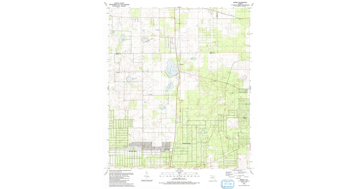 1990s Maps of Hoyt, FL | Pastmaps