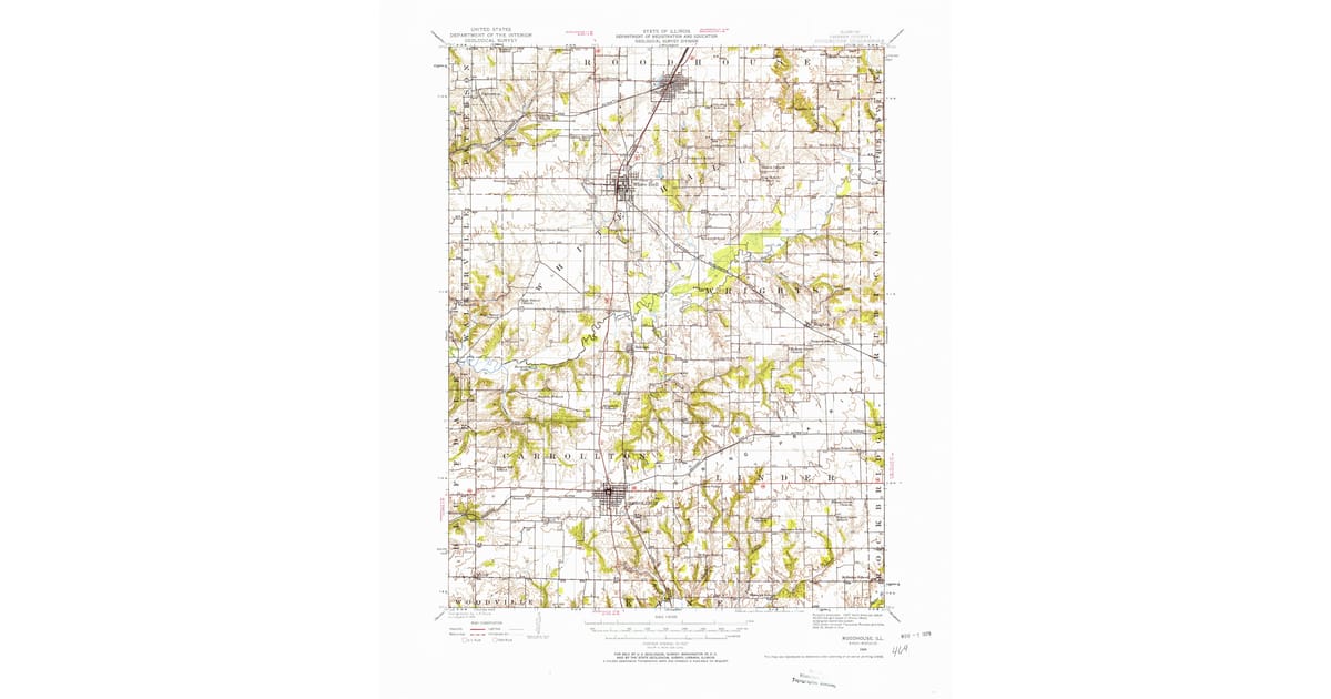 Old Maps of White Hall, IL | Pastmaps
