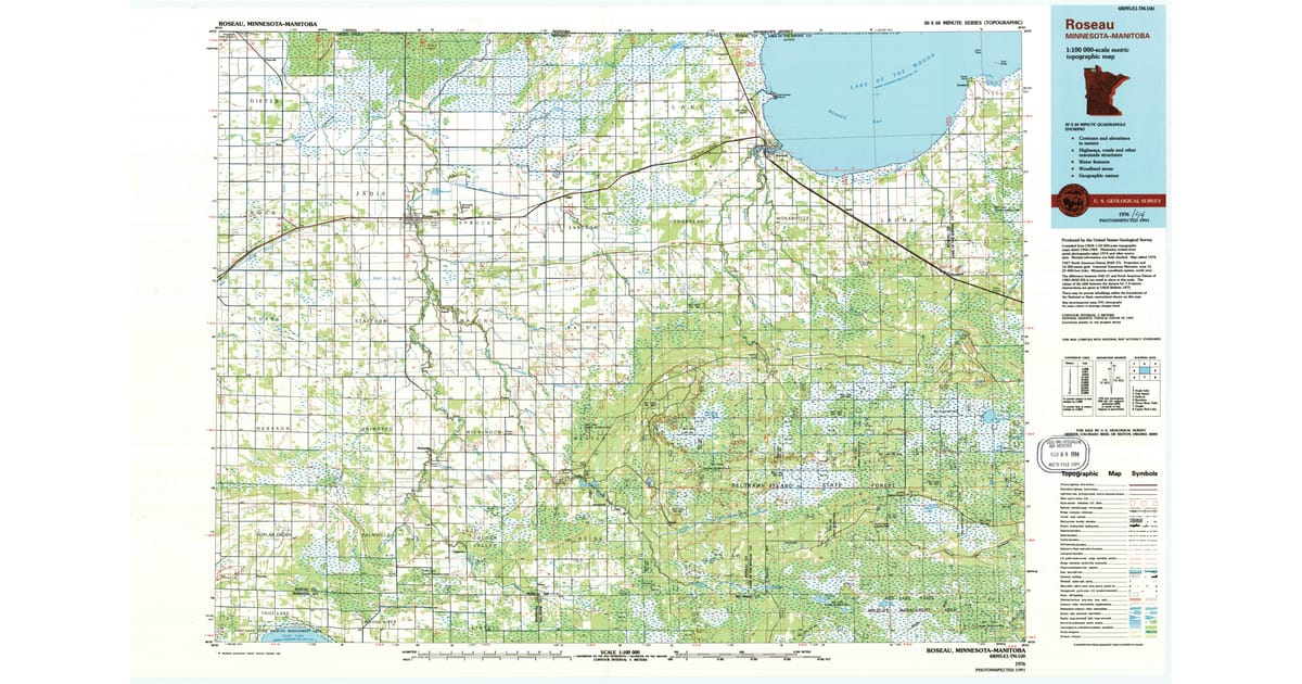 1970s Maps of Warroad, MN | Pastmaps