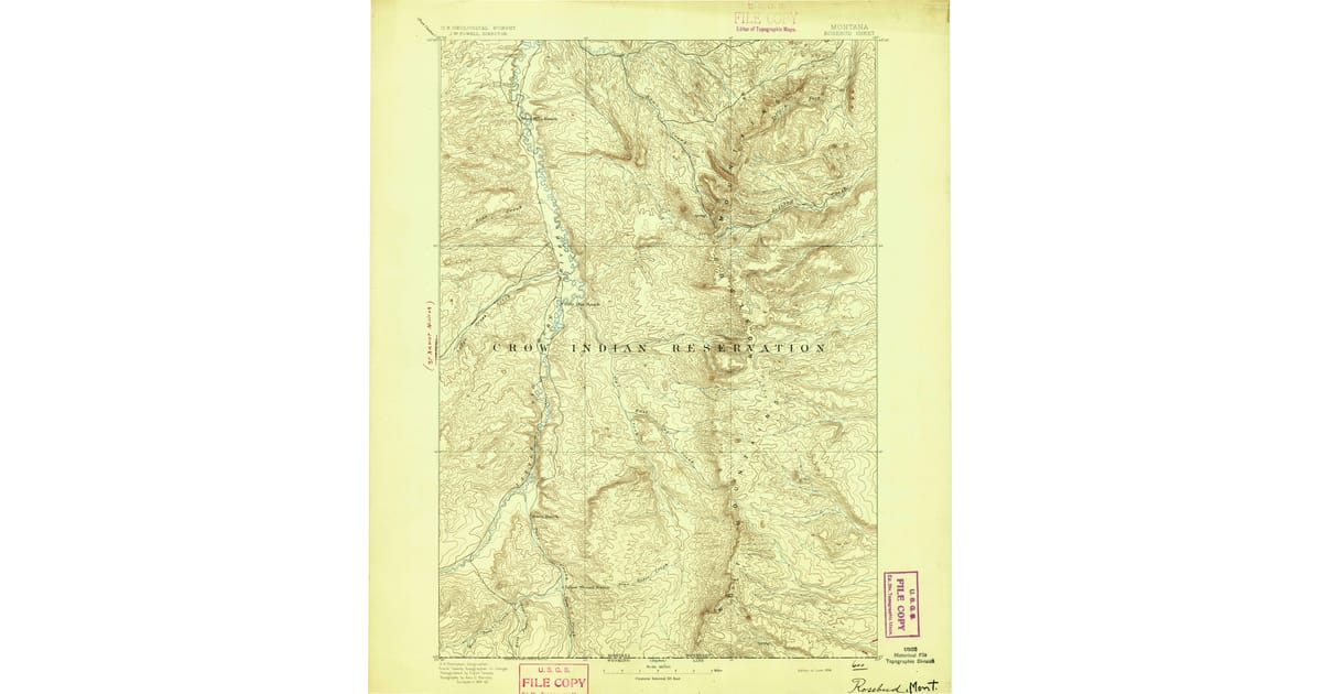 Old Maps of Spear, MT | Pastmaps