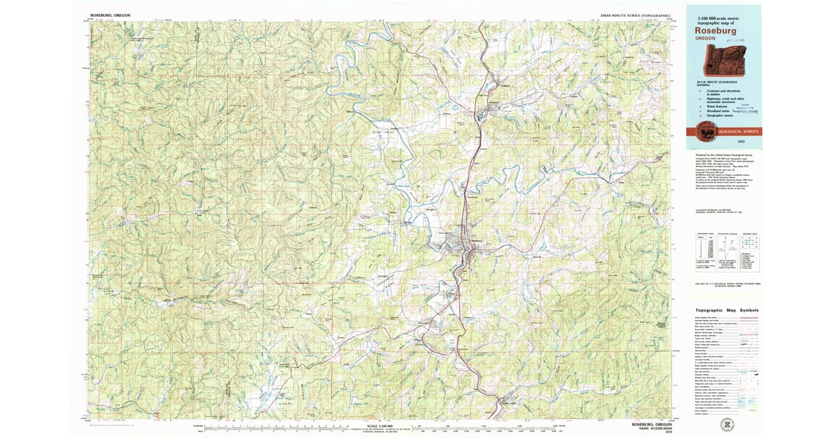 1970s Maps of Glide, OR | Pastmaps