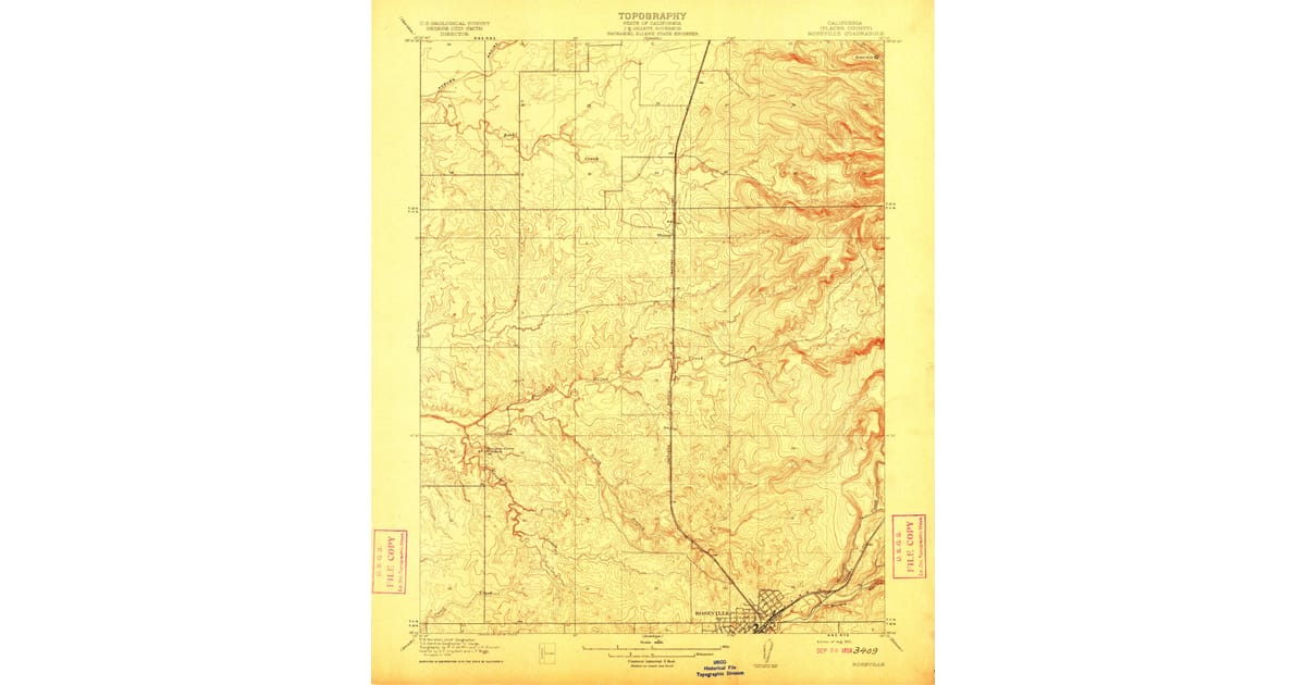 1910 Map of Roseville, CA — High-Res | Pastmaps